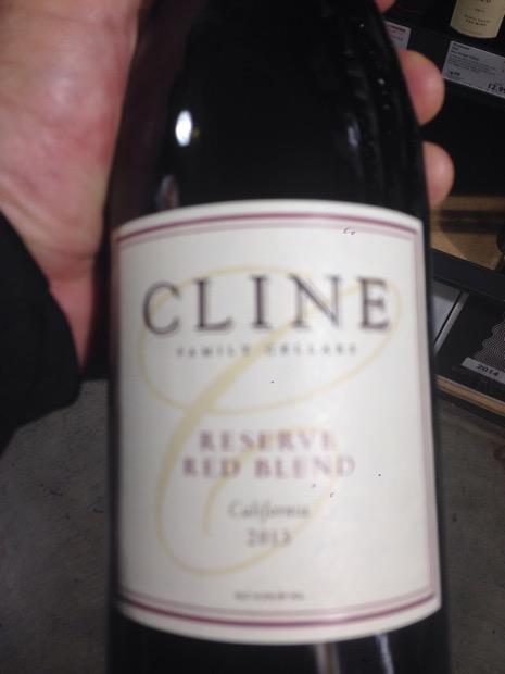 2013 Cline Cellars Reserve, USA, California - CellarTracker