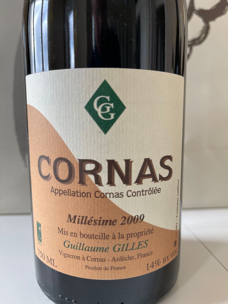 2009 Guillaume Gilles Cornas, France, Rhône, Northern Rhône, Cornas ...