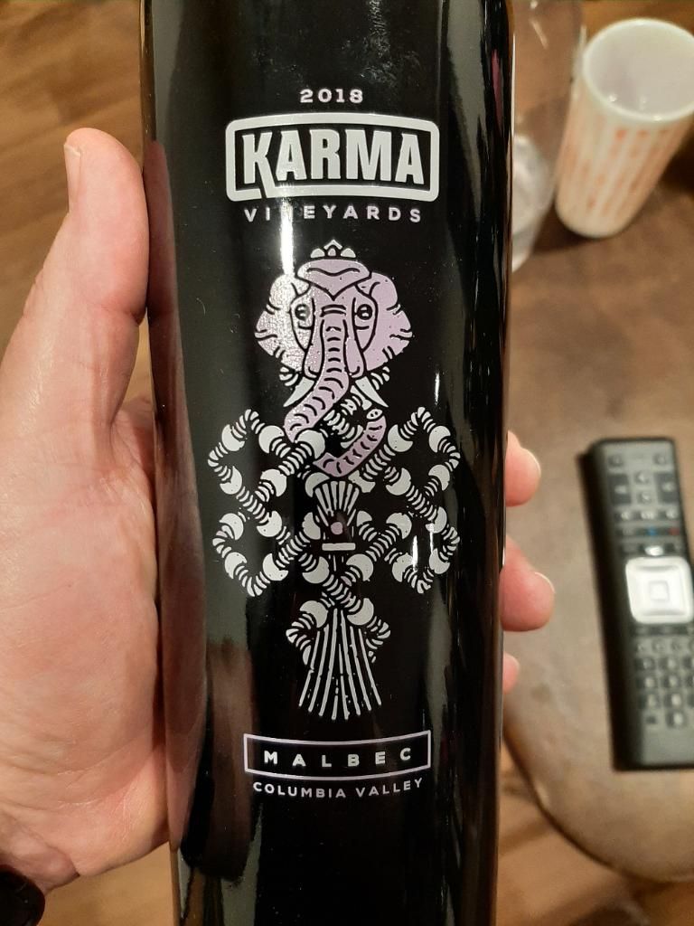2018 Karma Vineyards Malbec, USA, Washington, Columbia Valley ...