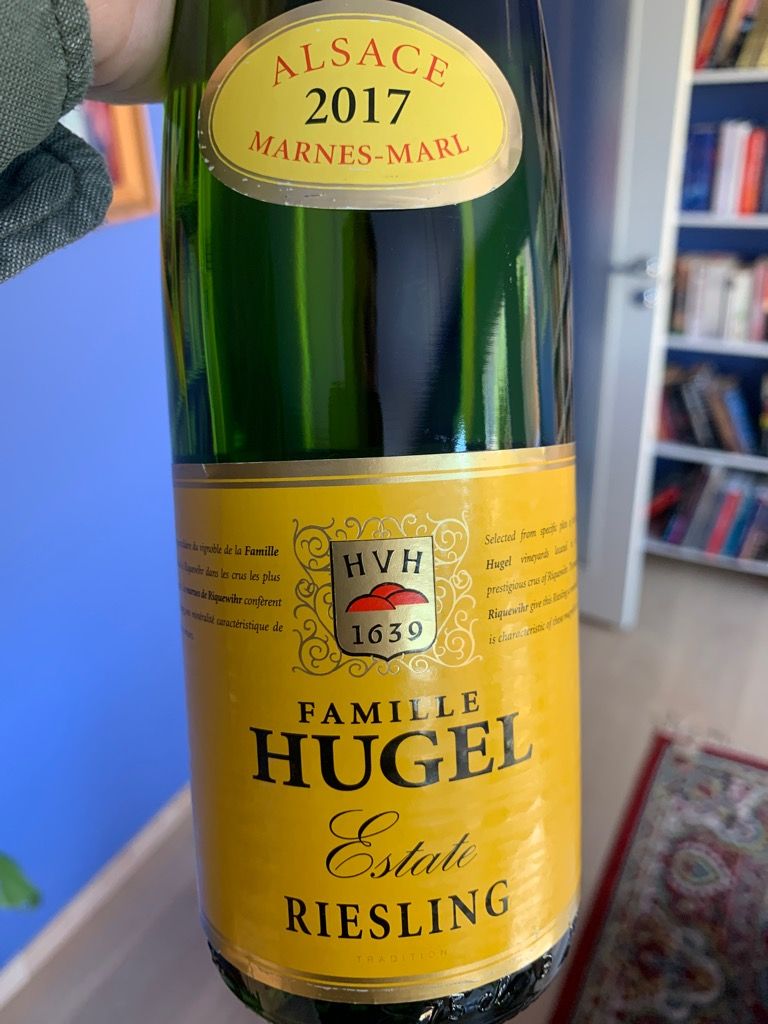 2019 Hugel Riesling Estate, France, Alsace - CellarTracker