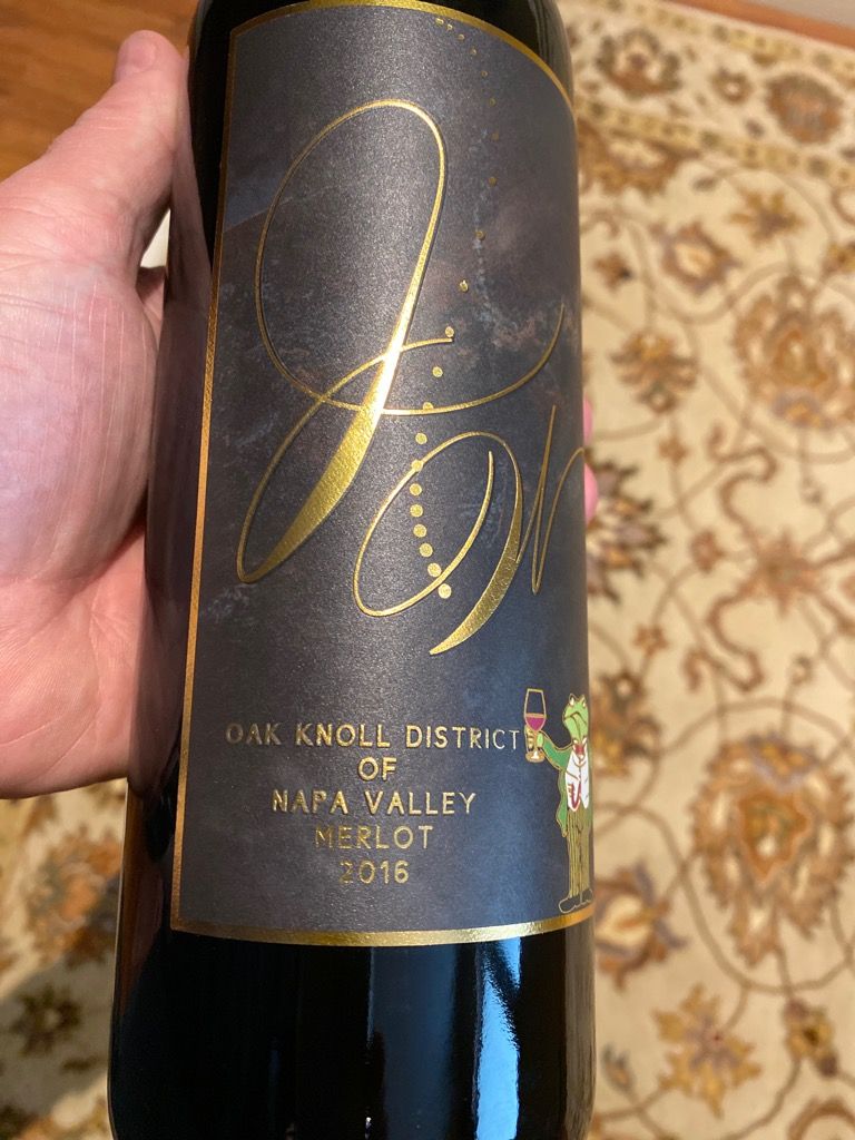 2016 Jeremiah Merlot, USA, California, Napa Valley, Oak Knoll District ...