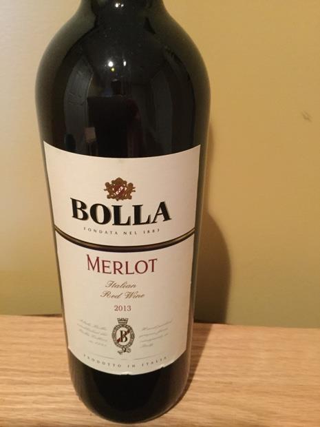 2013 Bolla Merlot, Italy, Veneto, Piave - CellarTracker