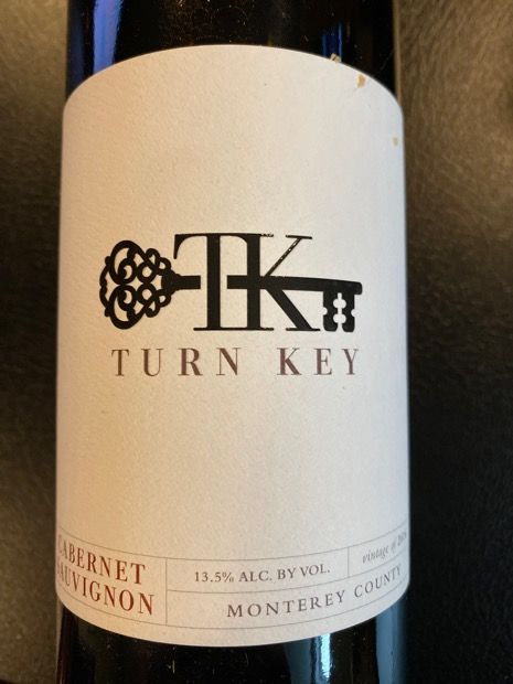 2016 Turn Key Wines Cabernet Sauvignon, USA, California, Central Coast ...