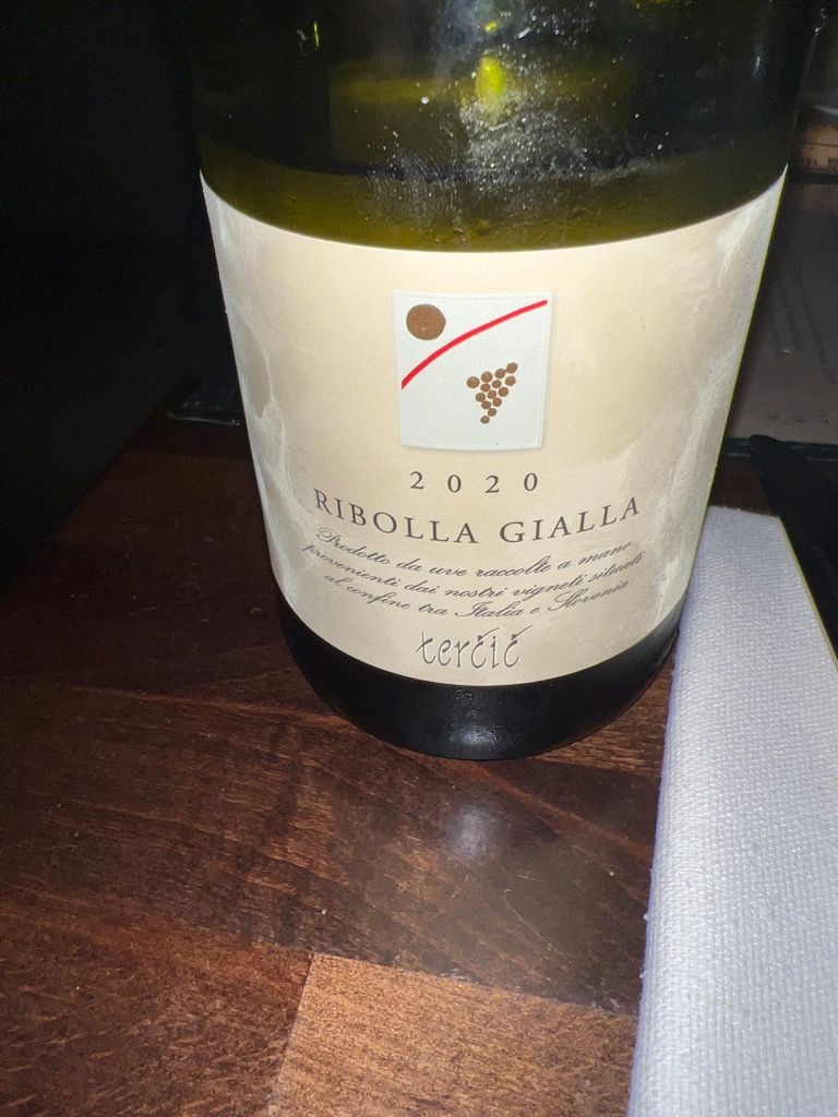 2021 Tercic Matijaz Collio Ribolla Gialla, Italy, Friuli-Venezia Giulia ...