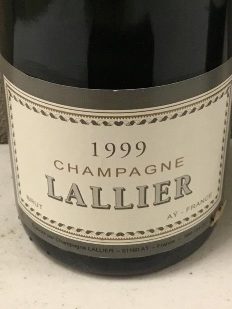1999 Champagne Lallier Champagne Grand Cru Brut Millésimé, France ...