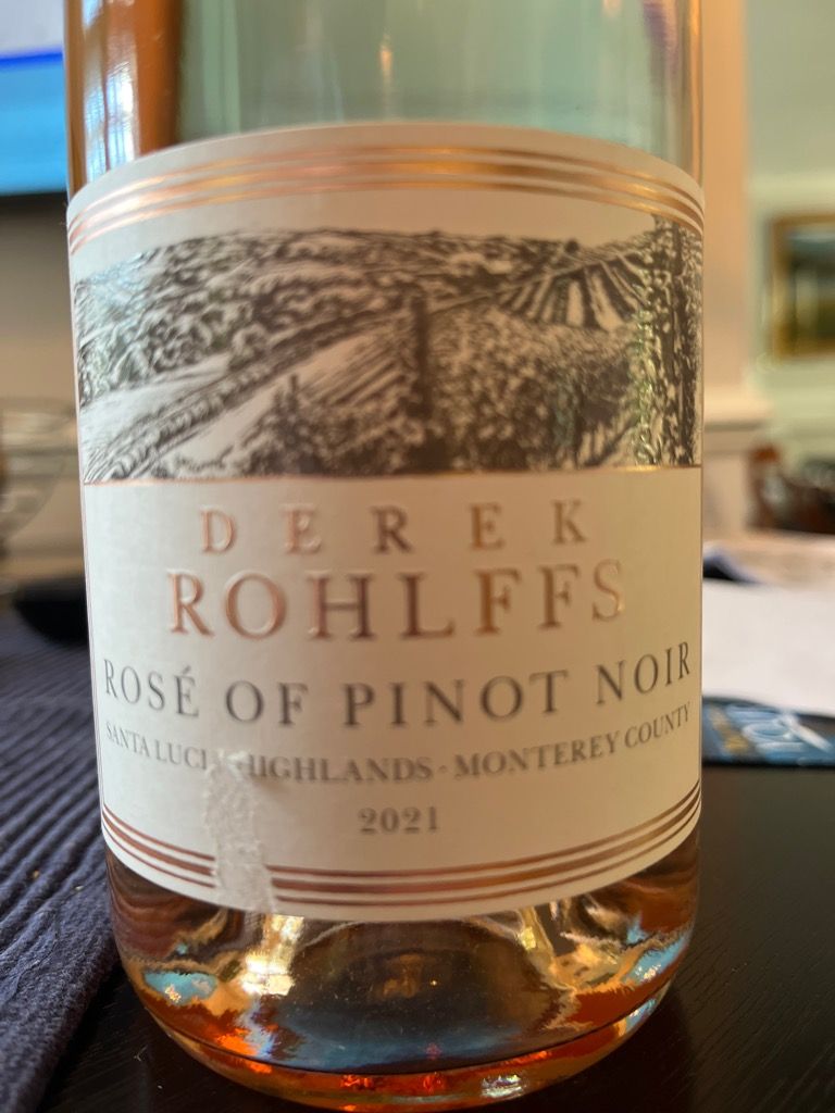 2021 Derek Rohlffs Pinot Noir Rosé, USA, California, Central Coast ...