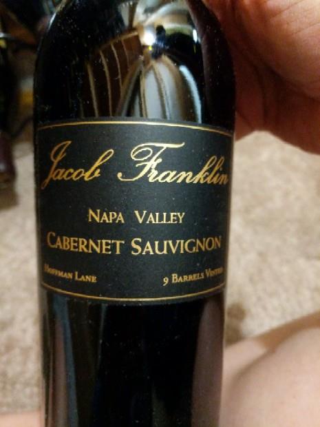 2014 Jacob Franklin Cabernet Sauvignon Hoffman Lane, USA, California ...