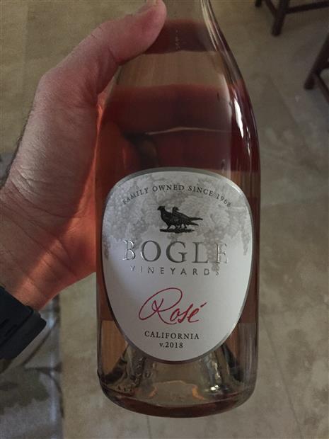 2018 Bogle Vineyards Rosé, USA, California - CellarTracker