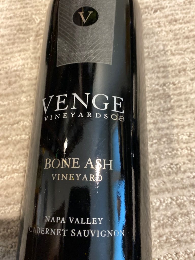 2019 Venge Vineyards Cabernet Sauvignon Terraces Cherry's Block Bone ...