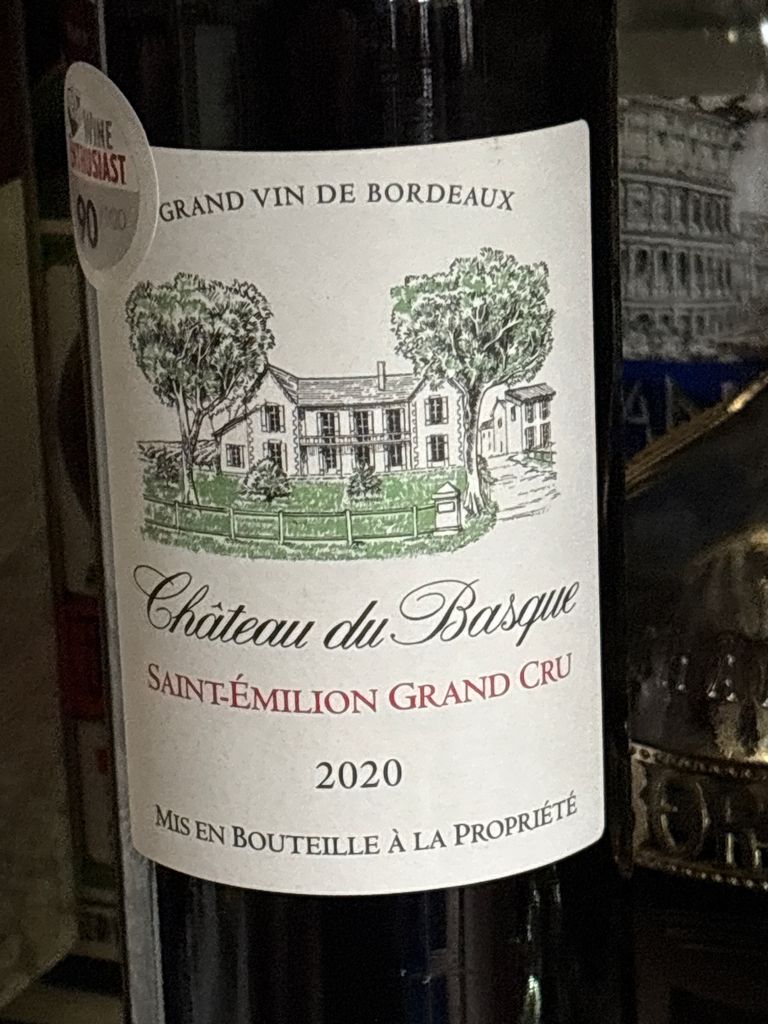 2020 Château du Basque, France, Bordeaux, Libournais, St. Émilion Grand ...