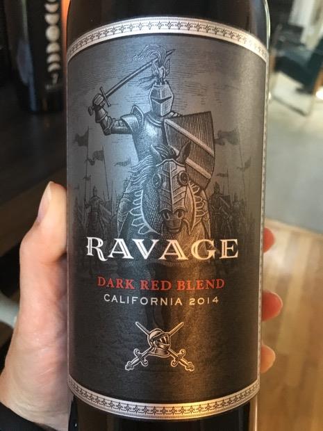 2014 Ravage Wines Dark Red Blend, USA, California - CellarTracker