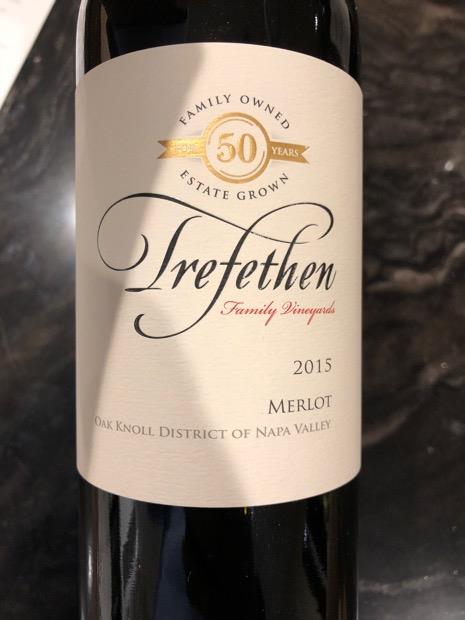 2015 Trefethen Merlot, USA, California, Napa Valley, Oak Knoll District ...