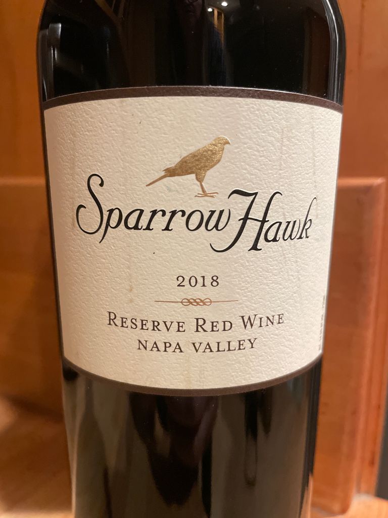 2018 Sparrow Hawk Reserve, USA, California, Napa Valley, Rutherford ...