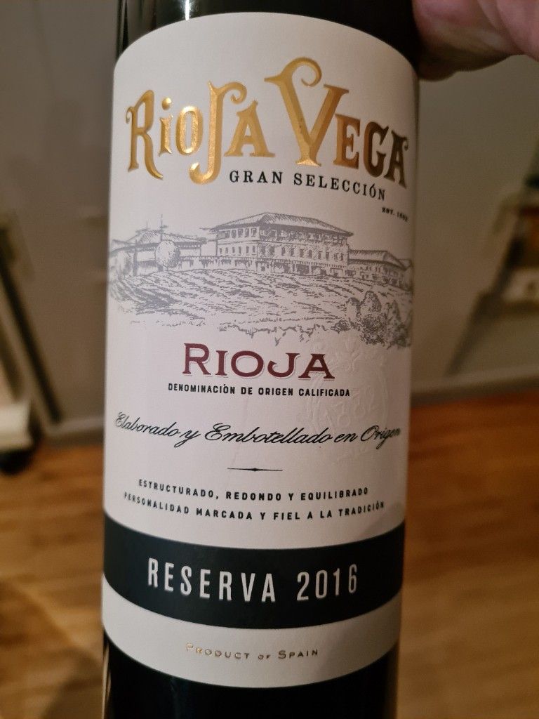 2016 Rioja Vega Rioja Reserva, Spain, La Rioja, Rioja - CellarTracker