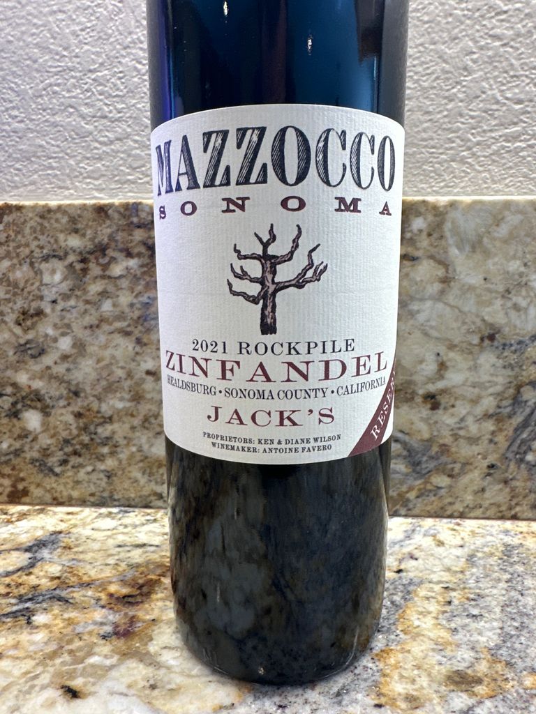 2021 Mazzocco Zinfandel Jack's, USA, California, Sonoma County ...