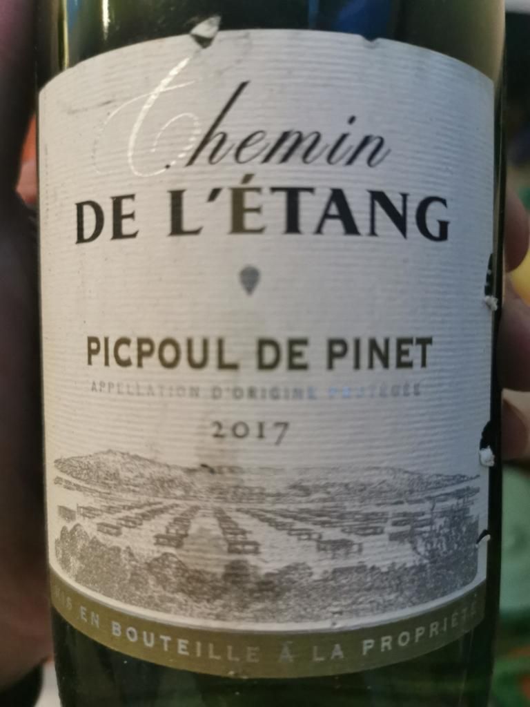 2017 Chemin de l'Etang Picpoul de Pinet, France, Languedoc Roussillon ...