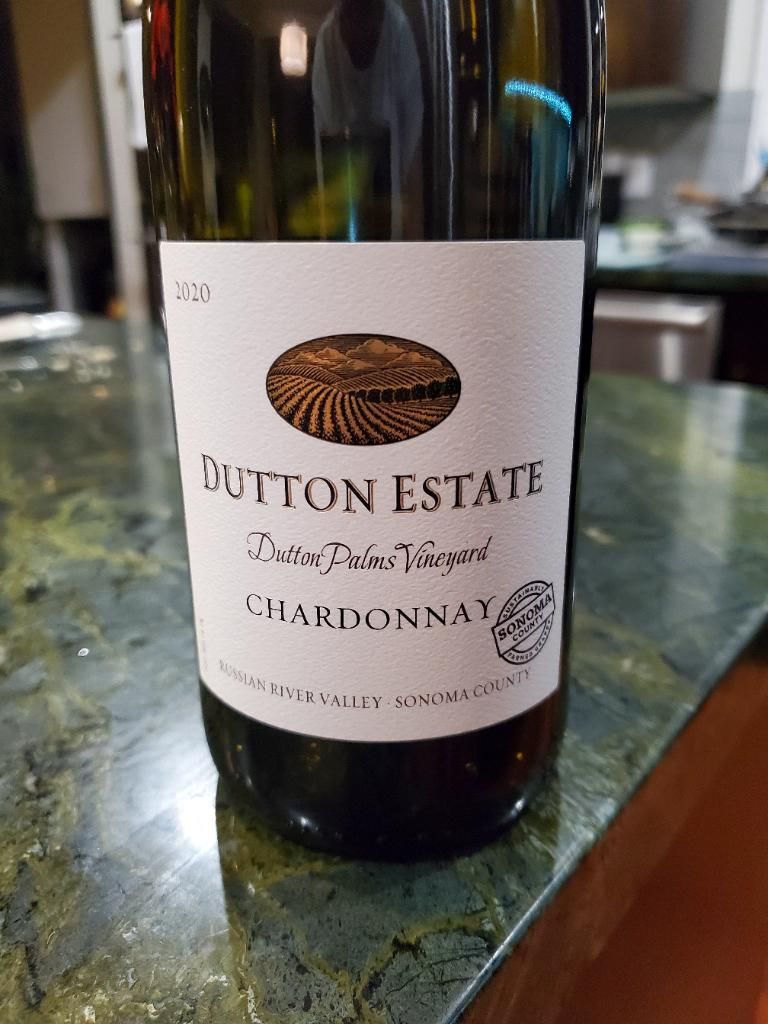 2020 Dutton Estate Chardonnay Dutton Ranch Dutton Palms Vineyard, USA ...