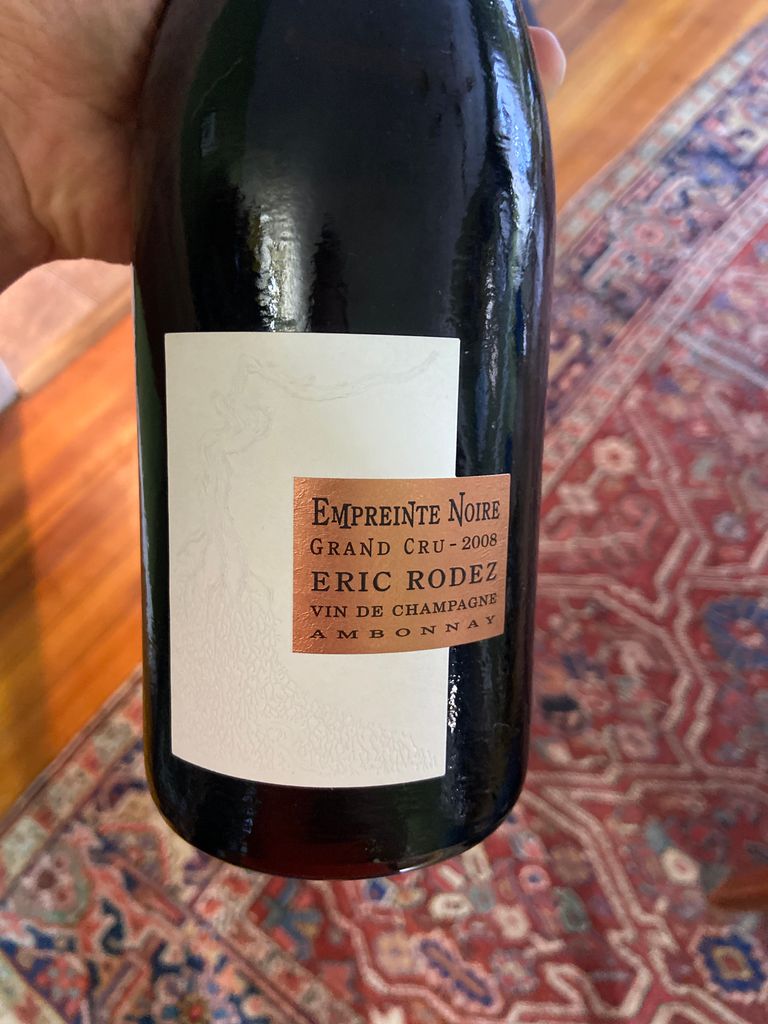 2008 Eric Rodez Champagne Grand Cru Empreinte de Terroir Noire, France ...