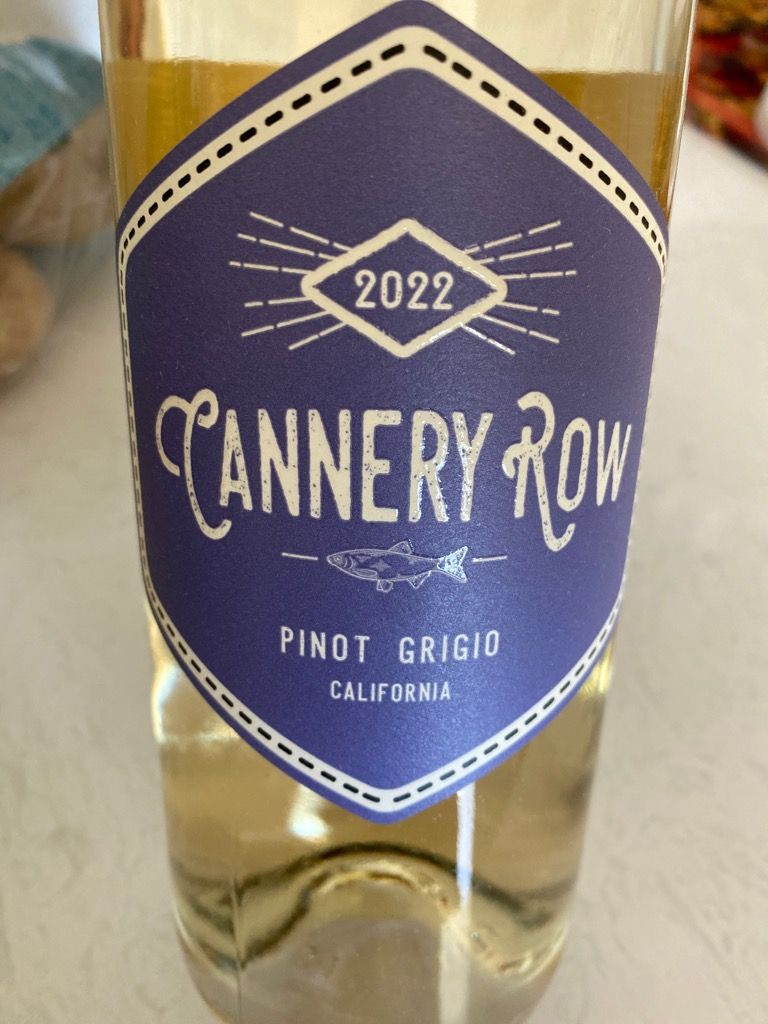 2022 Cannery Row Pinot Grigio Sand Between Your Toes, USA, California ...