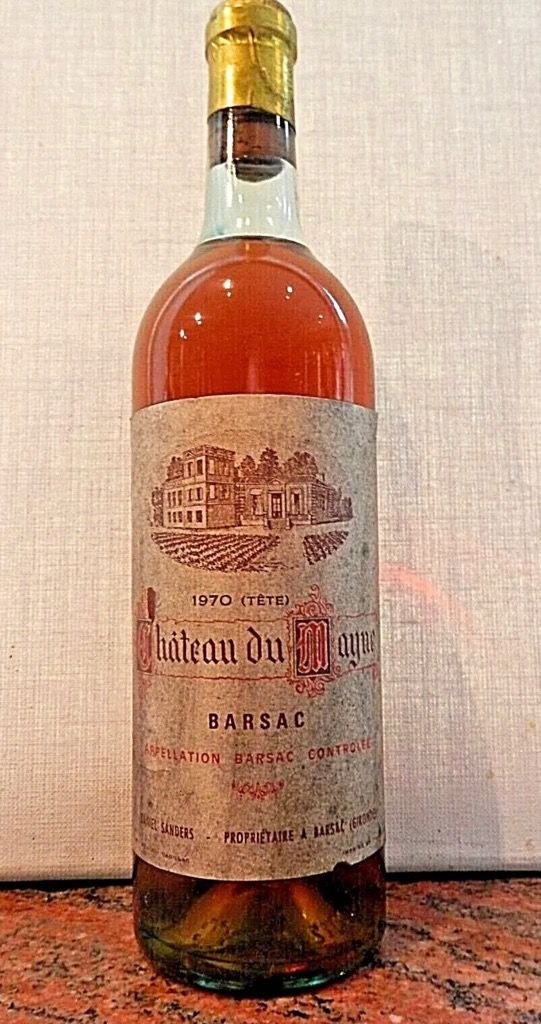 1970 Château du Mayne Barsac, France, Bordeaux, Sauternais, Barsac ...