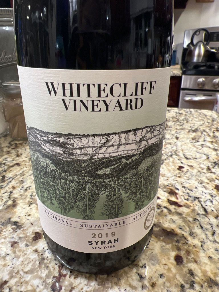 2019 Whitecliff Vineyard Syrah, USA, New York, Hudson River - CellarTracker