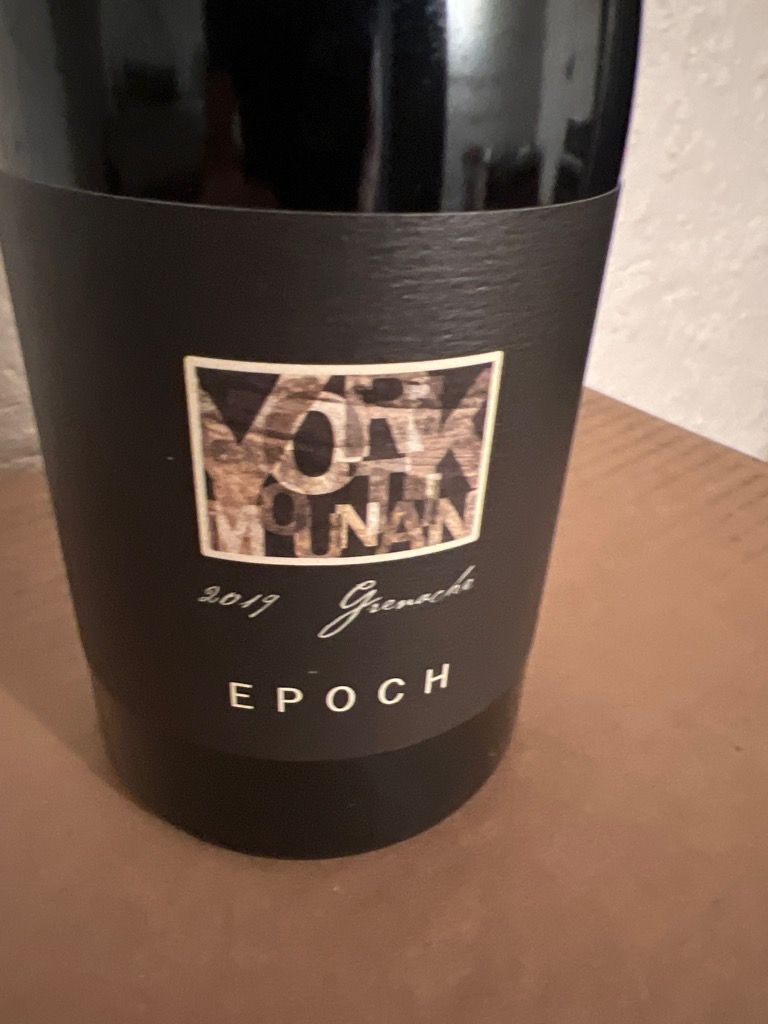 2020 Epoch Estate Wines Grenache York Mountain, USA, California ...