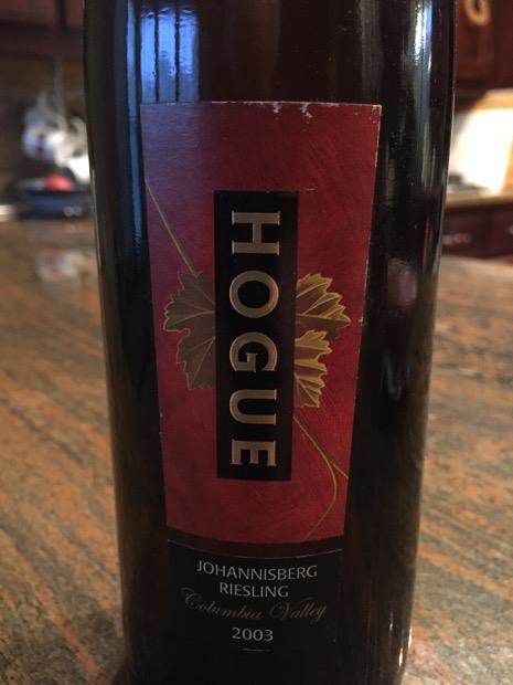 2003 Hogue Cellars Riesling, USA, Washington, Columbia Valley ...