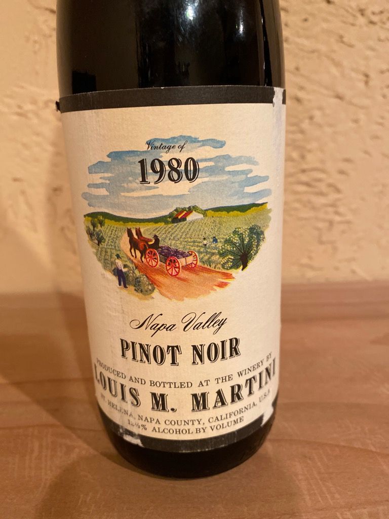 NV Louis M. Martini Pinot Noir, USA, California, Napa Valley ...