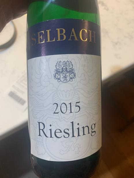 2015 Selbach Riesling, Germany, Mosel Saar Ruwer - CellarTracker