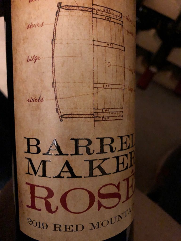 2019 Cooper Wine Company Rosé Barrel Maker Rose, USA, Washington ...