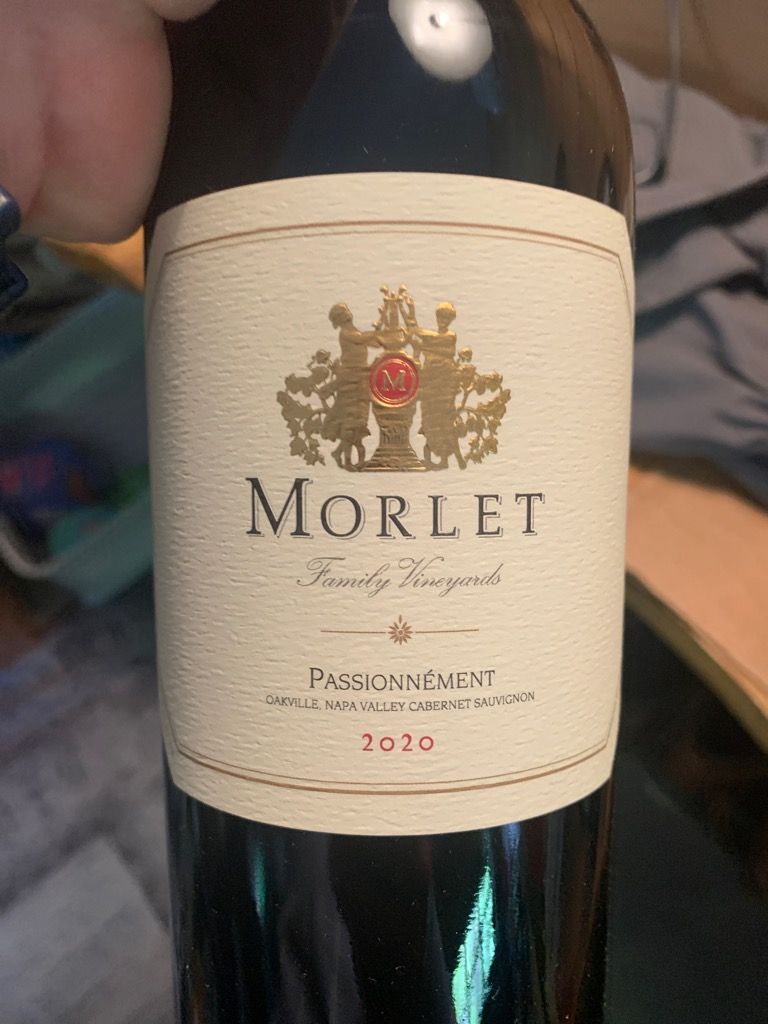2021 Morlet Family Vineyards Cabernet Sauvignon Passionnément, USA ...