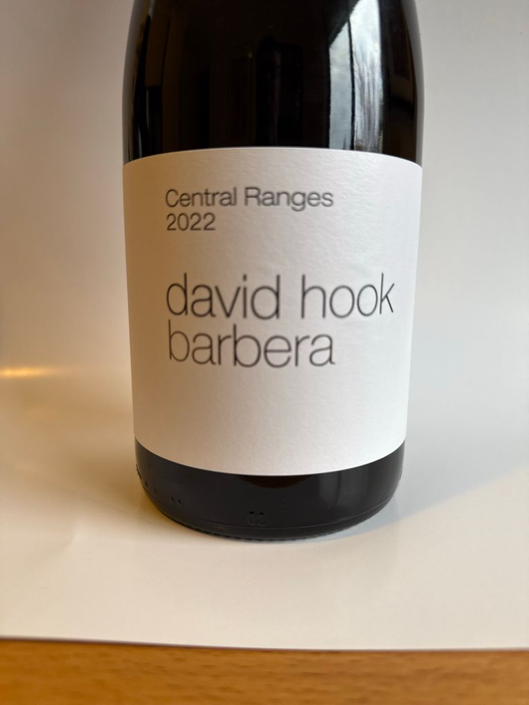 2021 David Hook Wines Barbera Central Ranges, Australia, New South ...