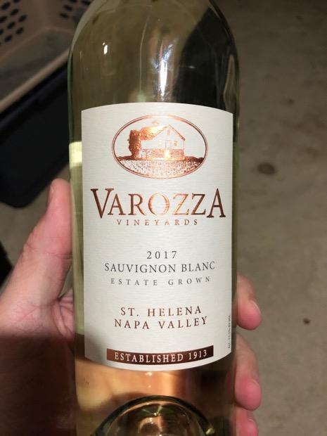 2017 Varozza Vineyards Sauvignon Blanc, USA, California, Napa Valley ...