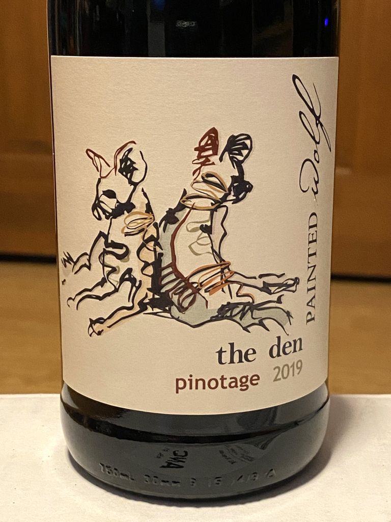 2019 Painted Wolf Wines Pinotage The Den, South Africa, Coastal Region ...