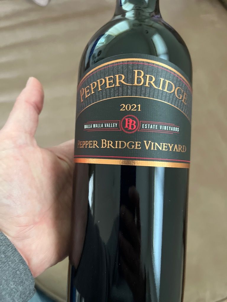 2021 Pepper Bridge Red Wine Pepper Bridge Vineyard, USA, Washington ...