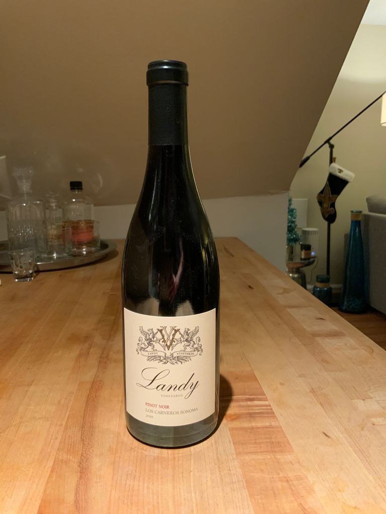 2018 Landy Family Vineyards Pinot Noir, USA, California, Napa / Sonoma ...