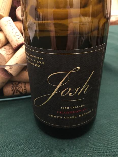2016 Josh Cellars Chardonnay North Coast Reserve, USA, California ...