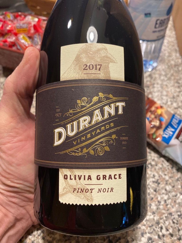 2017 Durant Vineyards Pinot Noir Olivia Grace Vineyard, USA, Oregon ...