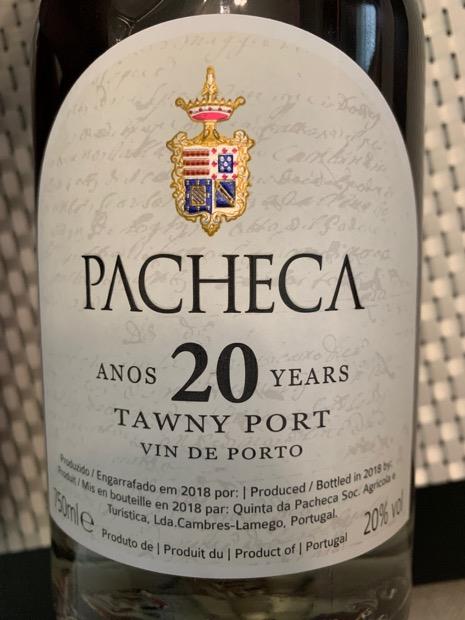 NV Quinta da Pacheca Porto Tawny 20 Years Old, Portugal, Douro, Porto ...
