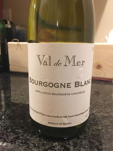 2017 Val de Mer Bourgogne Blanc, France, Burgundy, Bourgogne Blanc ...