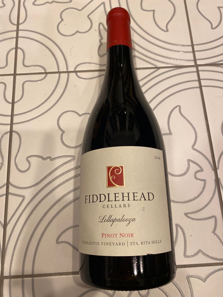 2015 Fiddlehead Cellars Pinot Noir Lollapalooza Barrel Select ...