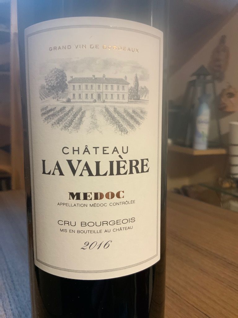 2016 Château la Valière, France, Bordeaux, Médoc - CellarTracker