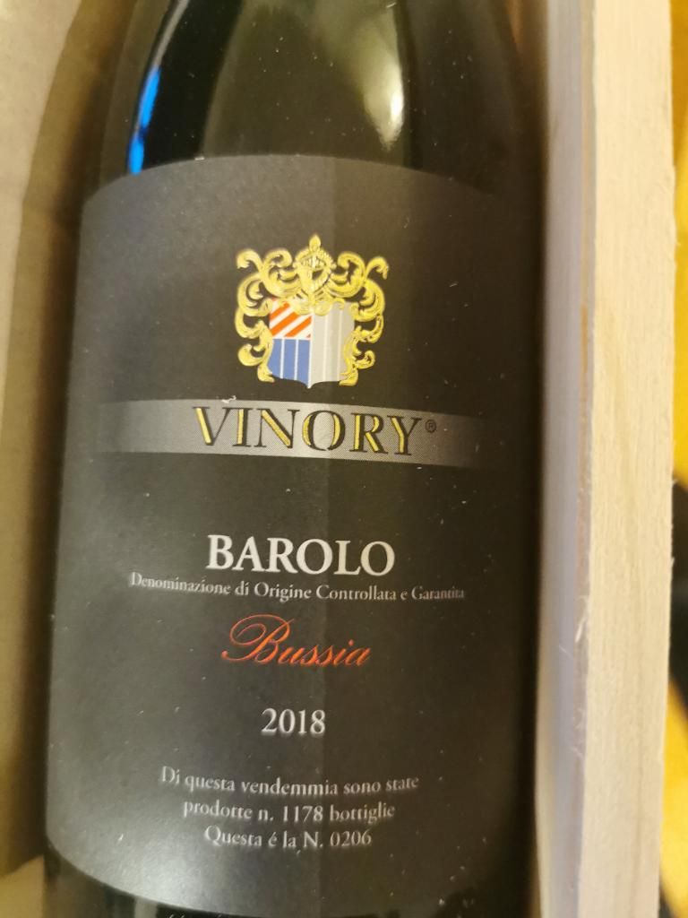 2018 Vinory Barolo Bussia, Italy, Piedmont, Langhe, Barolo - CellarTracker