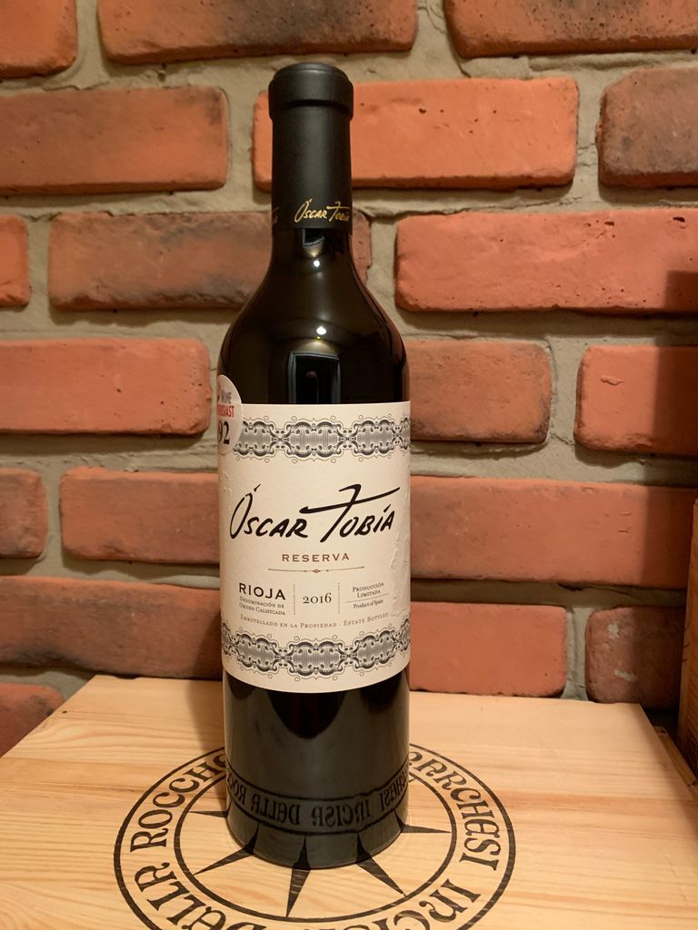 2016 Bodegas Tobia Rioja Óscar Tobía Reserva, Spain, La Rioja, Rioja ...