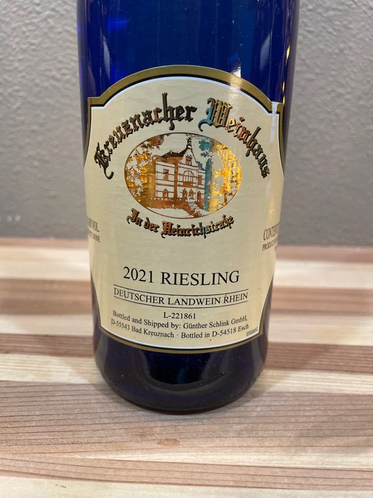 2021 Kreuznacher Weinhaus Riesling, Germany, Nahe - CellarTracker