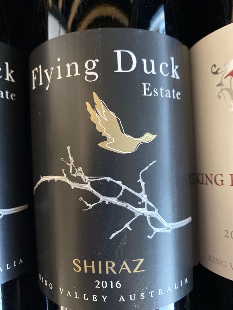 2016 Flying Duck Wines Shiraz, Australia, Victoria, North East, King ...