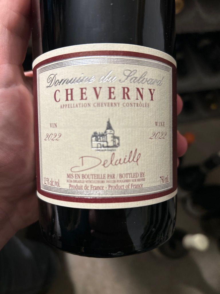 2023 Domaine du Salvard Cheverny Delaille, France, Loire Valley ...