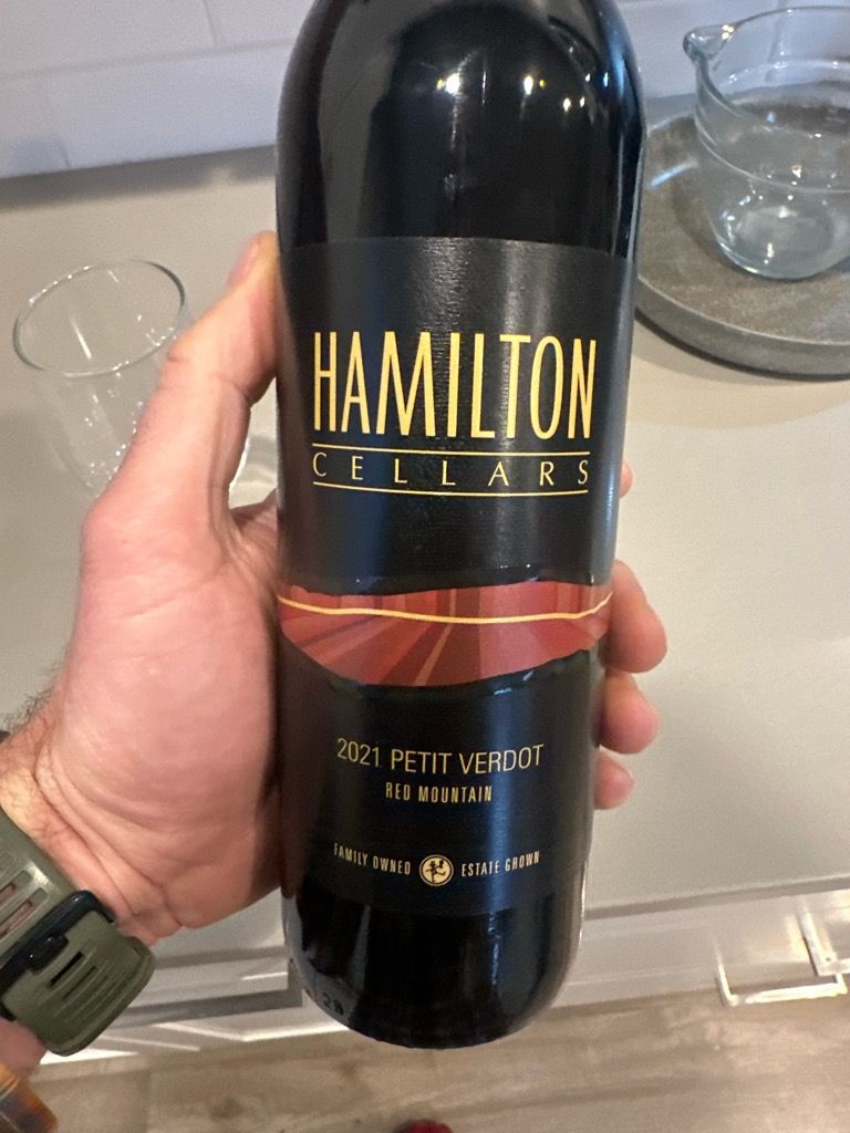 2021 Hamilton Cellars Petit Verdot, USA, Washington, Columbia Valley ...