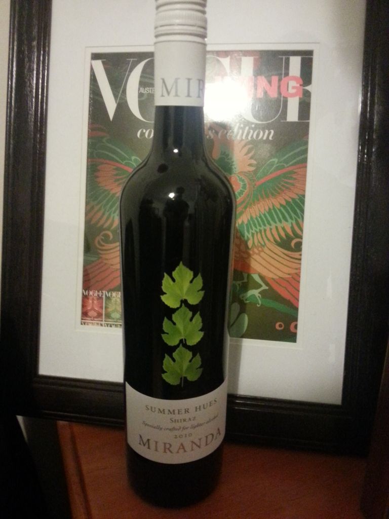 2010 Miranda Wines Shiraz Miranda Summer Hues, Australia, Victoria ...