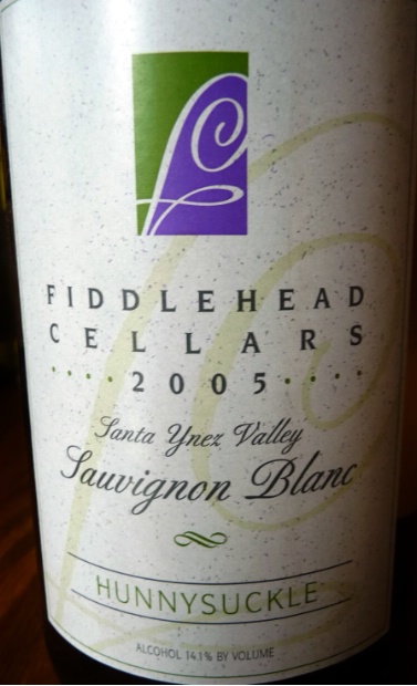 2007 Fiddlehead Cellars Sauvignon Blanc Hunnysuckle, USA, California ...